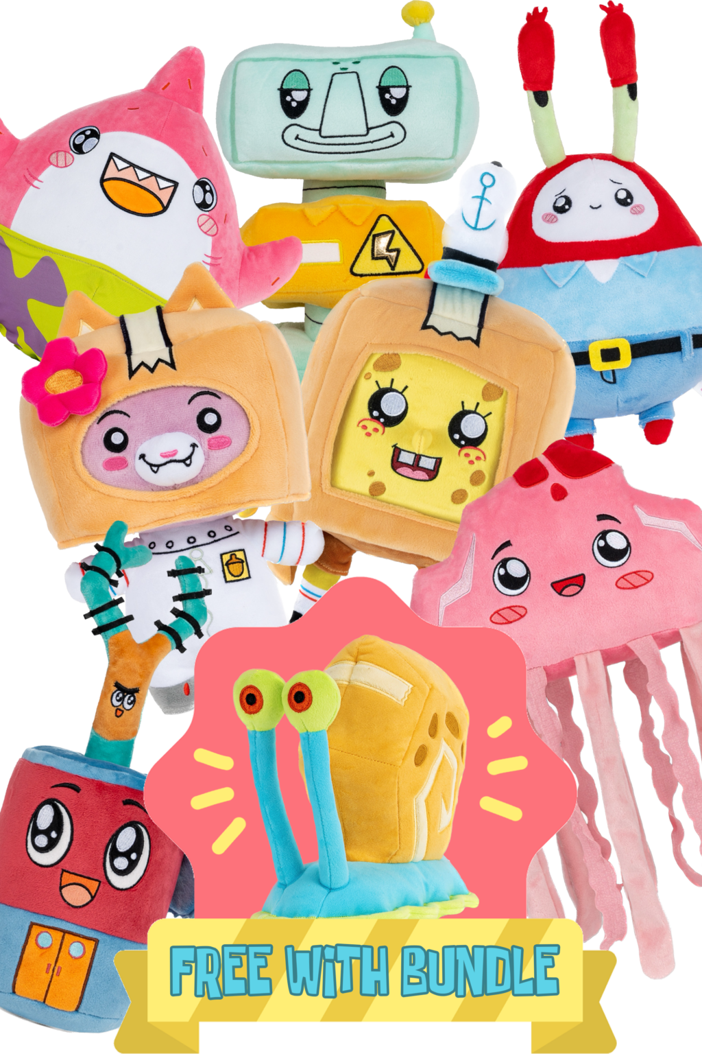 SpongeBob Bundle - Lankybox Plush